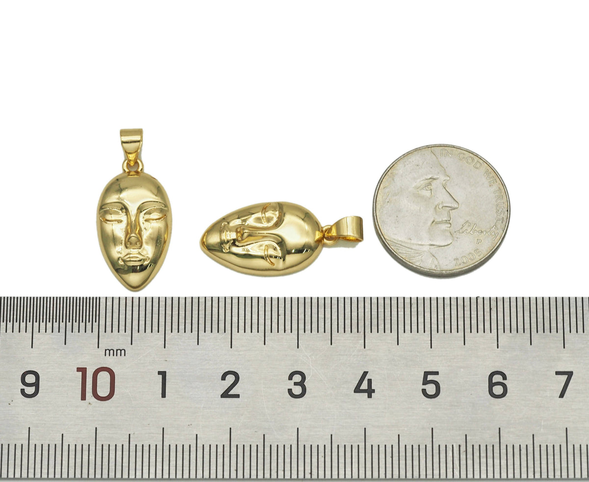 Face Mask Charm, Sku#F1454C – Bestbeads&Beyond