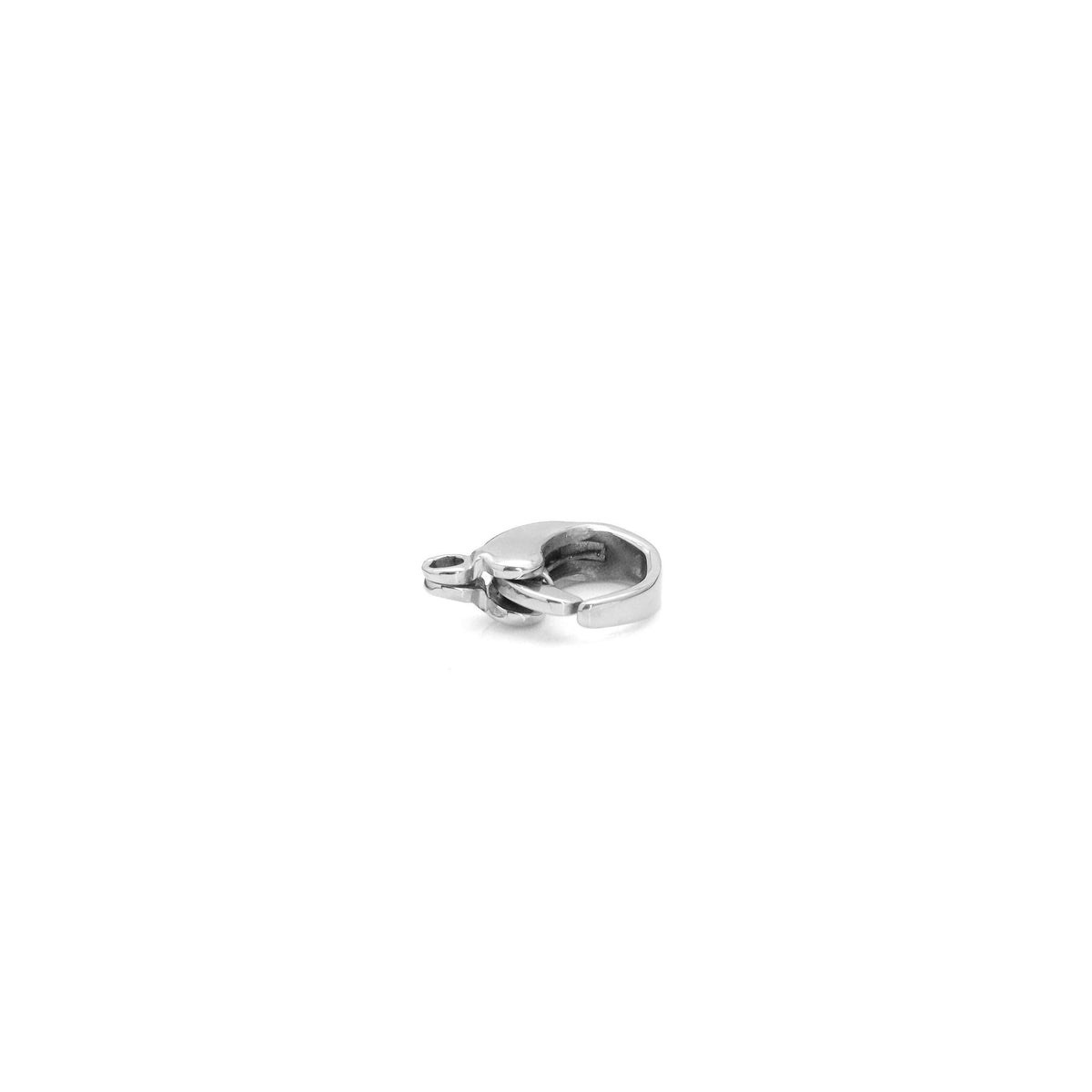 Stainless Steel Silver Round Lobster Clasp , Sku#Y996 – Bestbeads&Beyond
