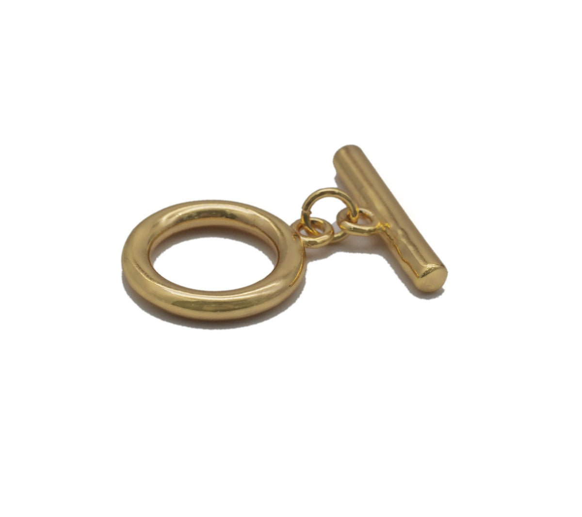 18K Gold Toggle Bar Clasp, Sku#ZX103 – Bestbeads&Beyond