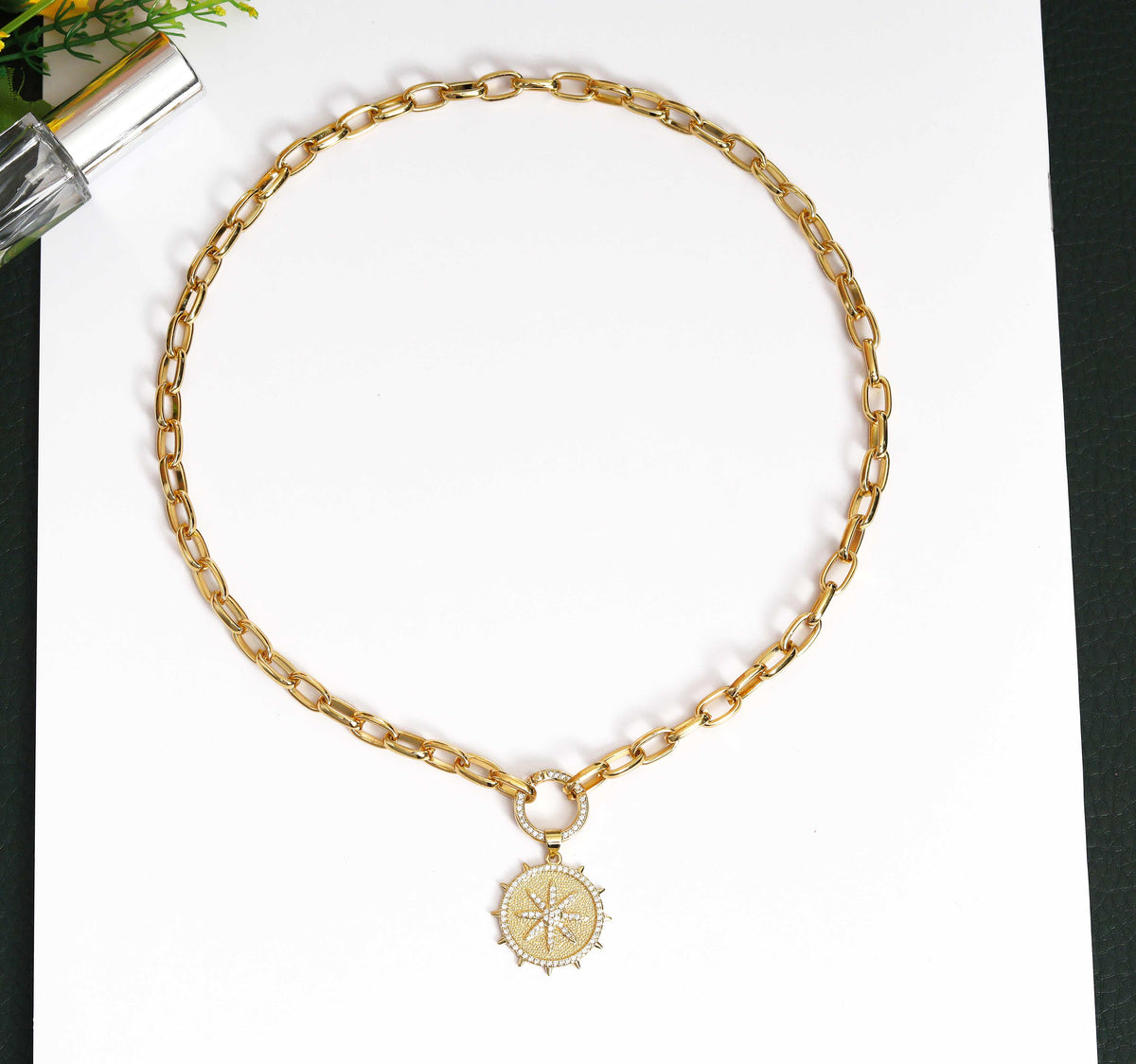 Paperclip Chain Necklace with many charm choice, sku#CL21 – Bestbeads ...