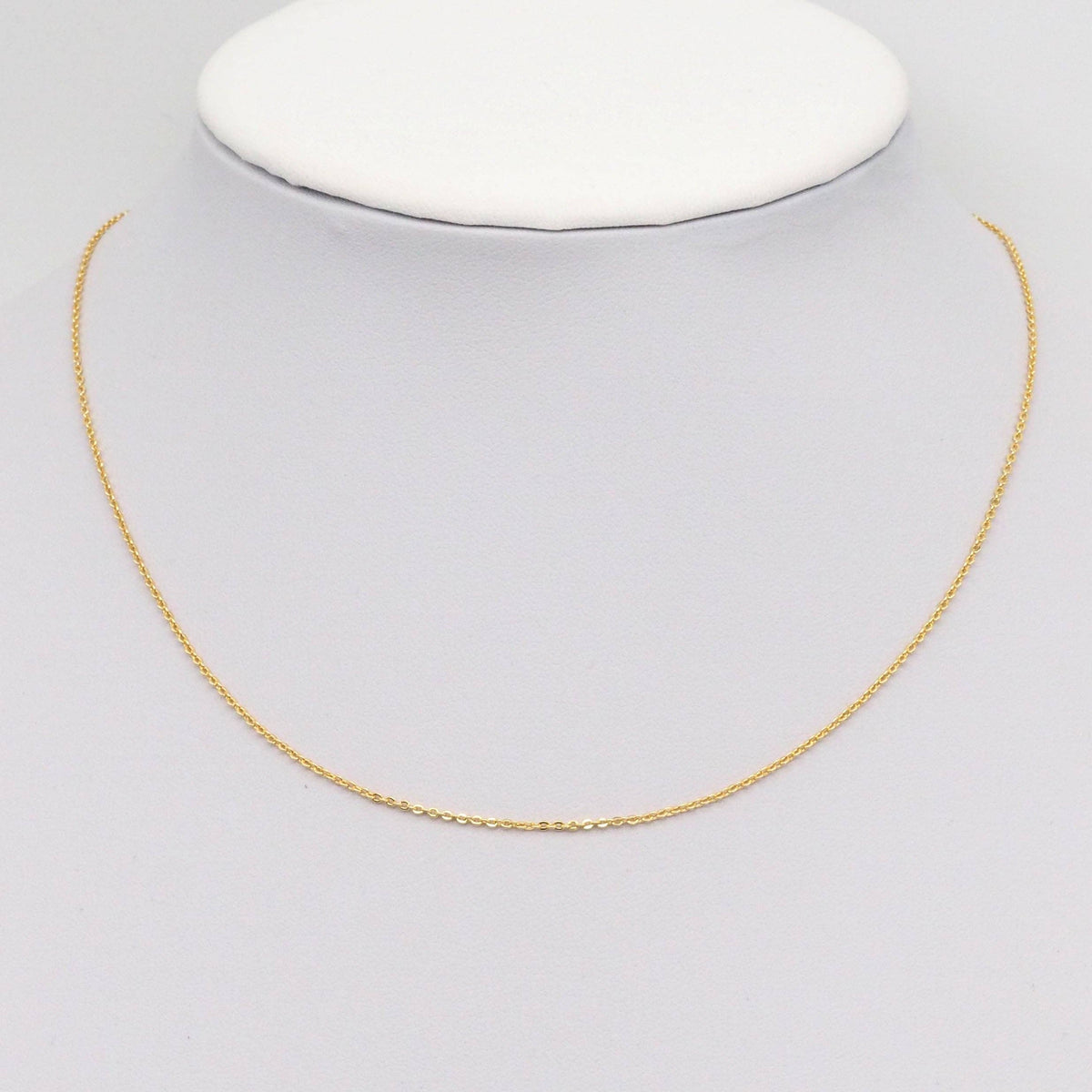 Gold Silver Dainty Link Chain Adjustable necklace, Sku#A110 – Bestbeads ...
